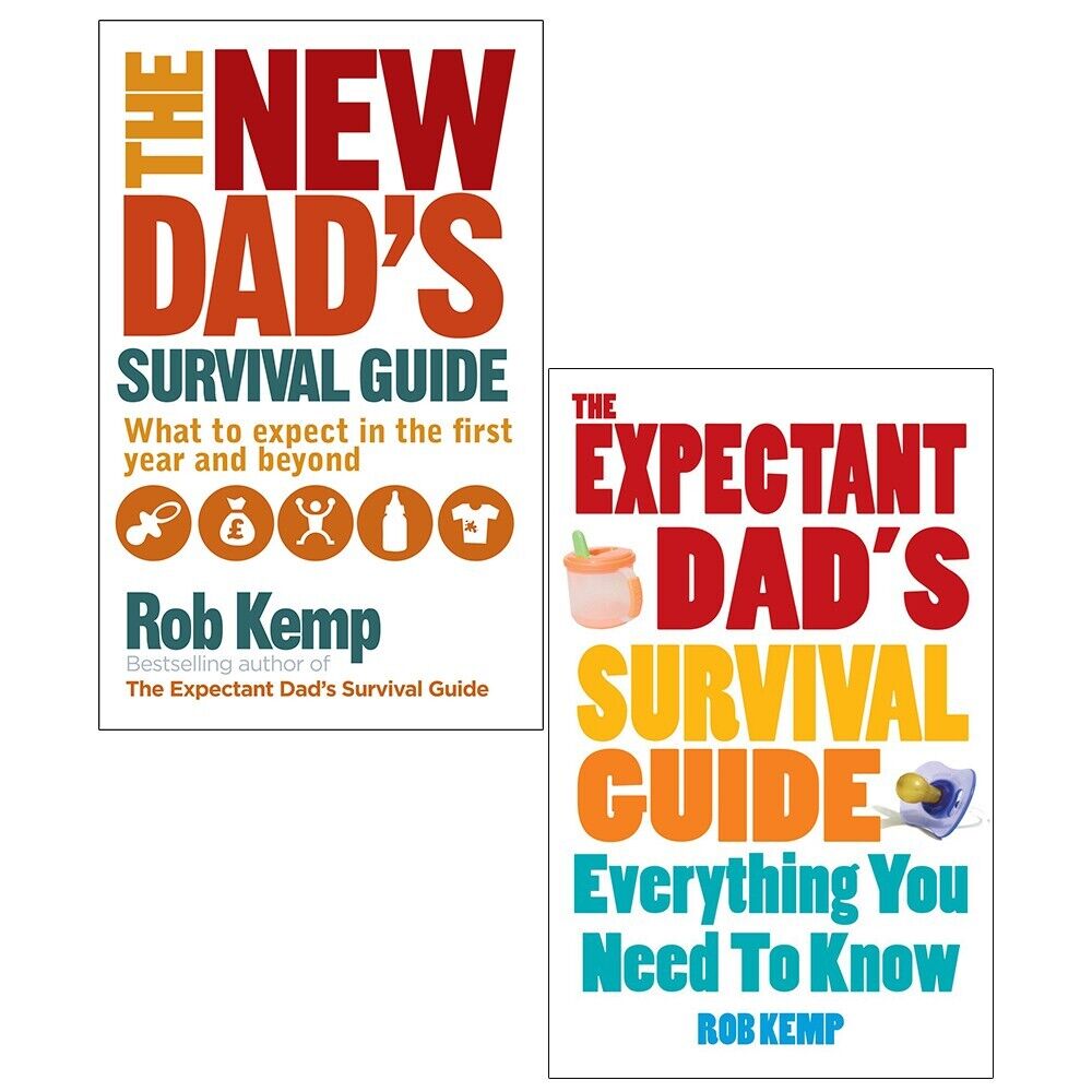 Rob Kemp Collection 2 Books Set (New Dad's & Expectant Dad's Survival ...