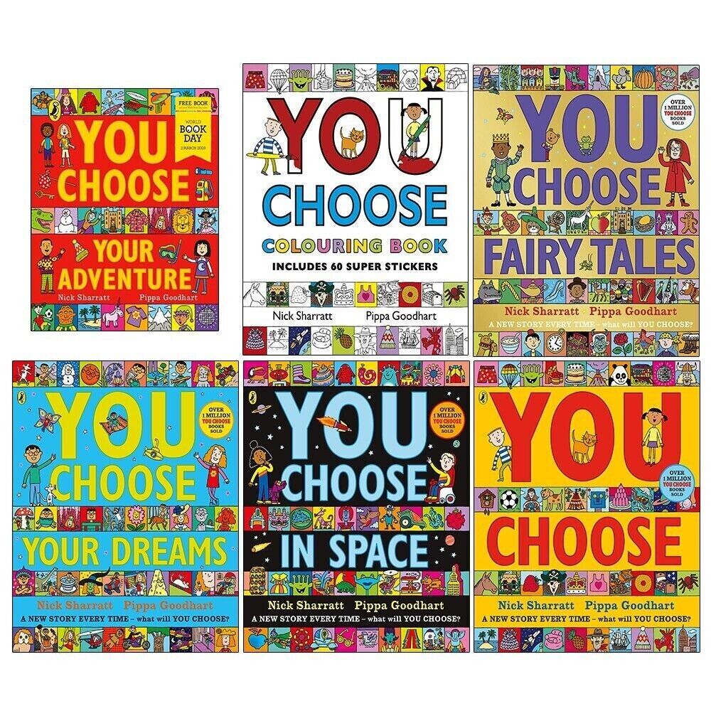 Pippa Goodhart You Choose Series 6 Books Set Your Adventure World Book ...