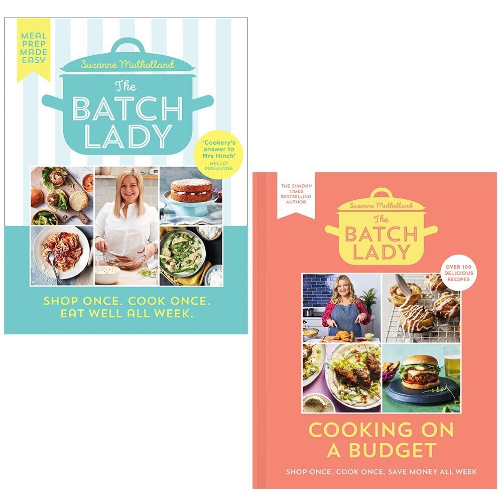 Batch Lady Suzanne Mulholland Collection 2 Books Set Cooking on a ...