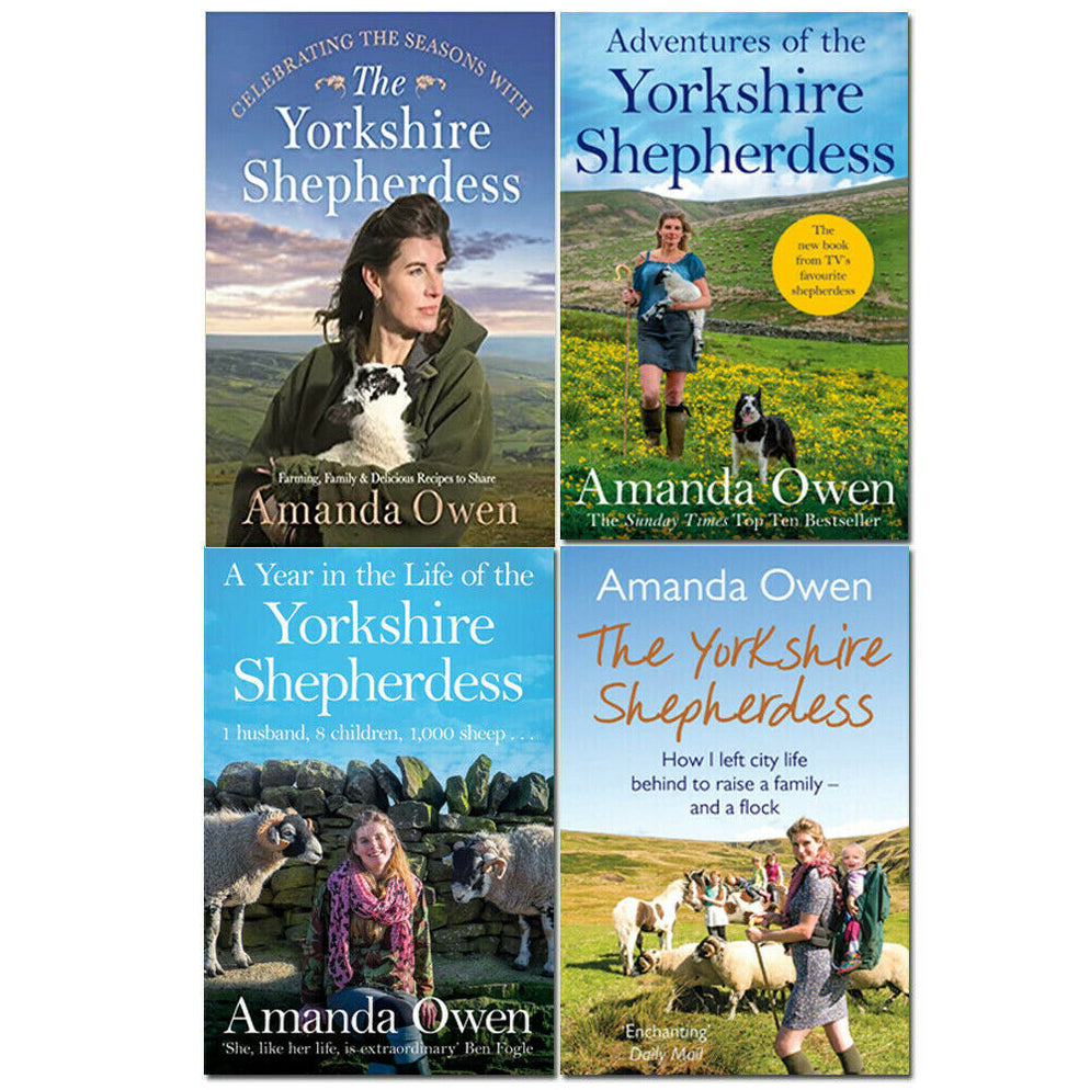 Amanda Owen Yorkshire Shepherdess 4 Books Collection Set (A Year in the ...