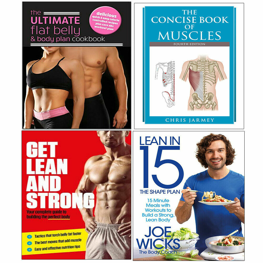 Concise Book of Muscles, Ultimate Flat Belly, Lean in 15, Get Lean ...