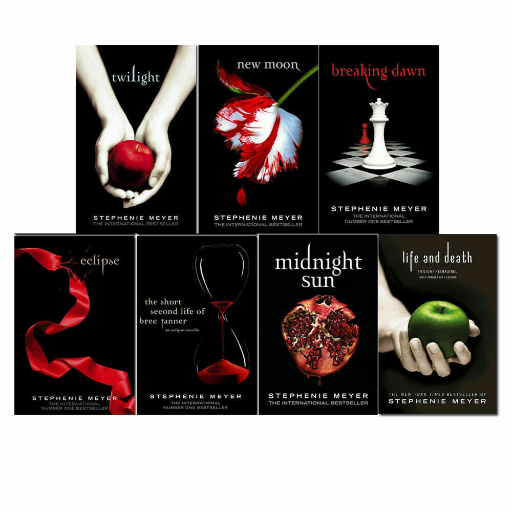 Twilight Saga Series Stephenie Meyer 7 Books Collection set Midnight ...