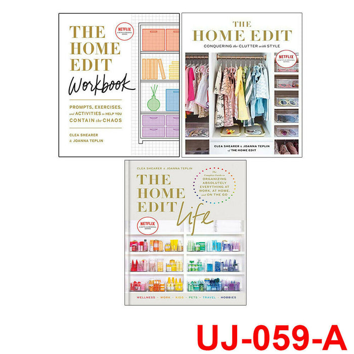 The Home Edit, The Home Edit Life & The Home Edit Workbook By Clea ...