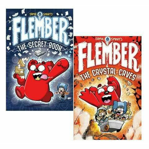 Flember The Secret Book & The Crystal Caves 2 books set by Jamie Smart ...