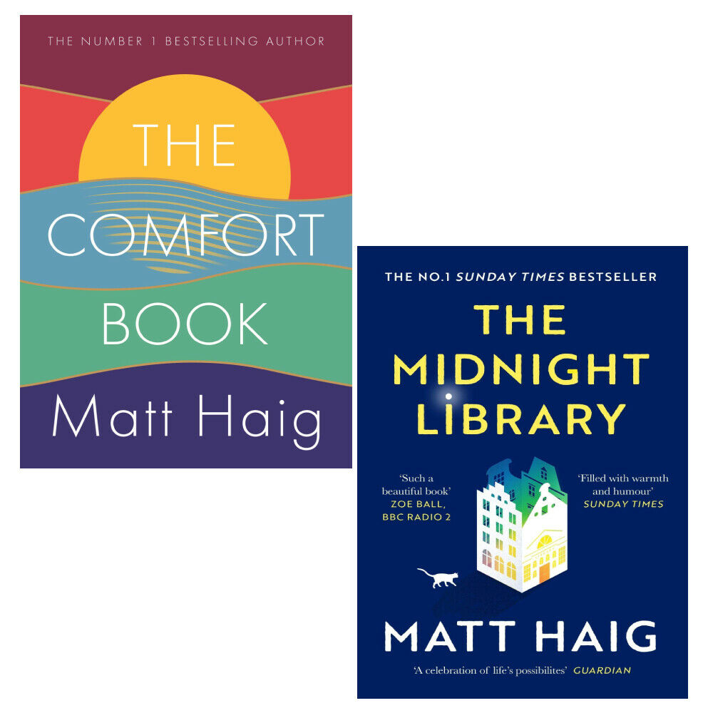 Matt Haig 2 Books Collection Set The Comfort Book, The Midnight Librar ...