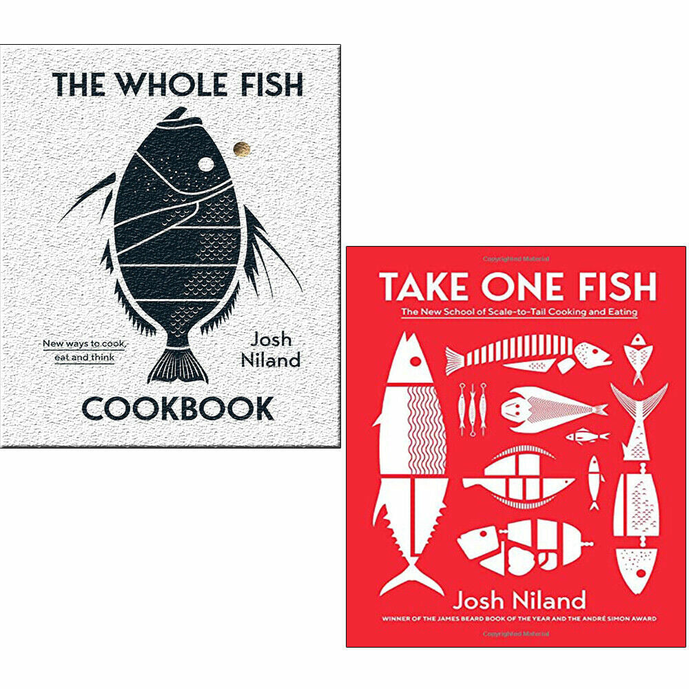 Josh Niland Collection 2 Books Set Take One Fish, Whole Fish Cookbook ...