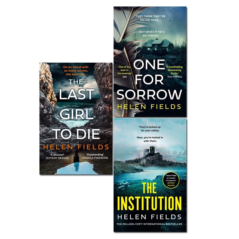 Helen Fields Collection 3 Books Set Last Girl to Die, Institution, One ...