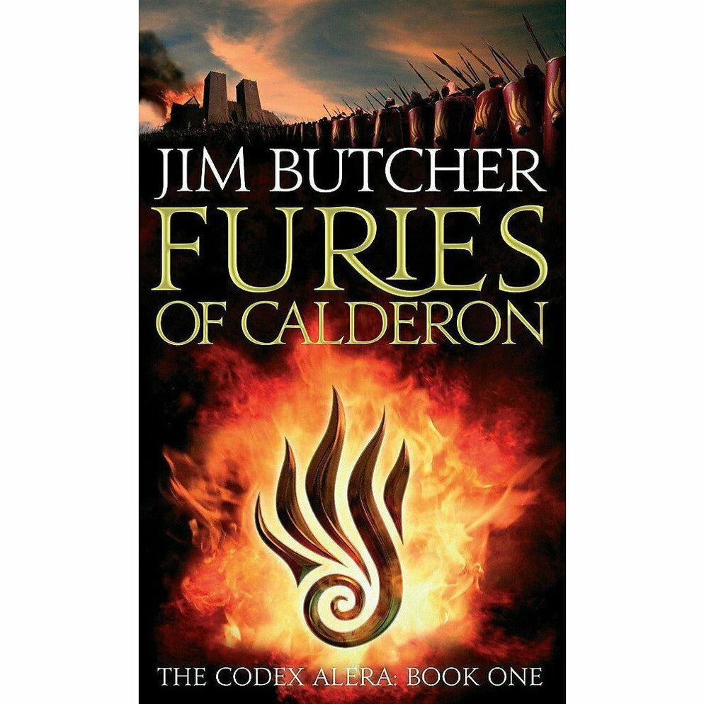 Jim Butcher Codex Alera Series 4 Books Collection Set (Captain's Fury,