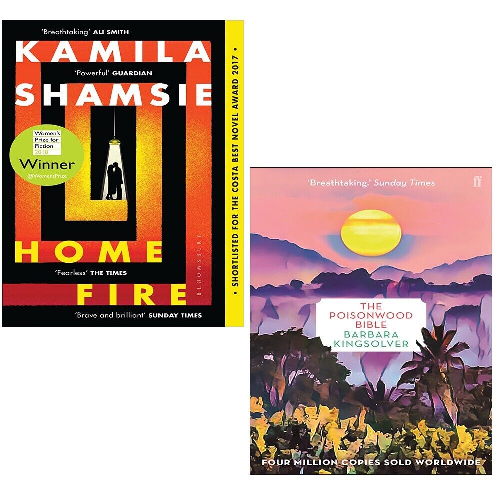 Poisonwood Bible Barbara Kingsolver, Home Fire Kamila Shamsie 2 Books ...