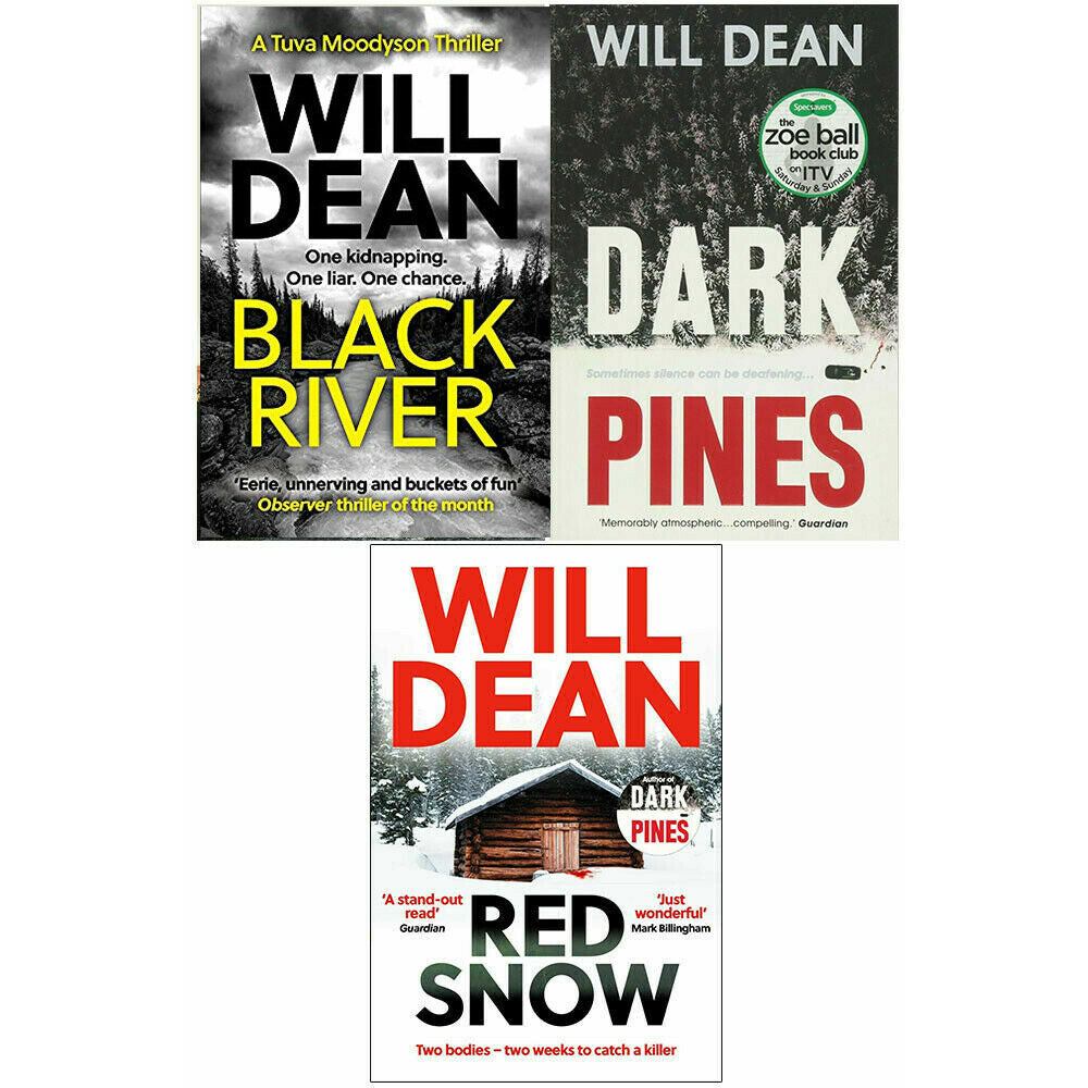 Tuva Moodyson Mystery Series 3 Books Collection Set by Will Dean Black ...