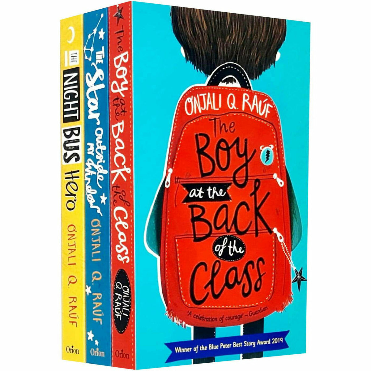 Onjali Rauf Collection 3 Books Set Night Bus Hero, Boy At the Back of ...