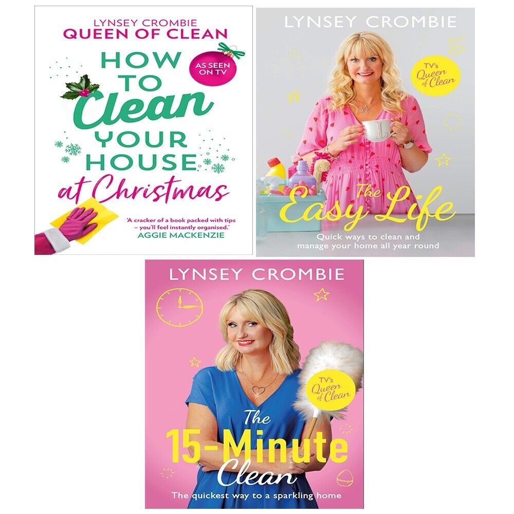 Lynsey Queen of Clean Collection 3 Books Set (Easy Life,15-Minute Clea ...
