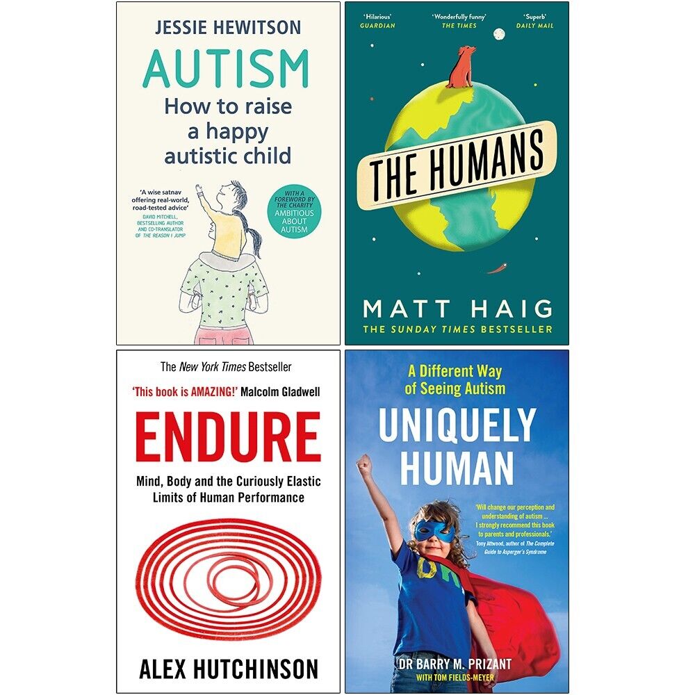 Autism, The Humans, Endure, Uniquely Human 4 Books Collection Set | The ...