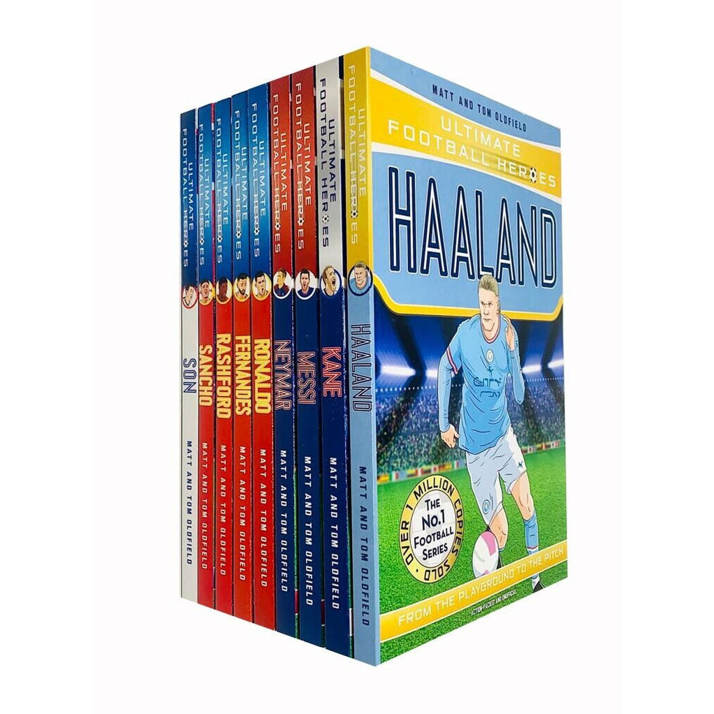 Ultimate Football Heroes Series 9 Books Collection Set By Matt & Tom O
