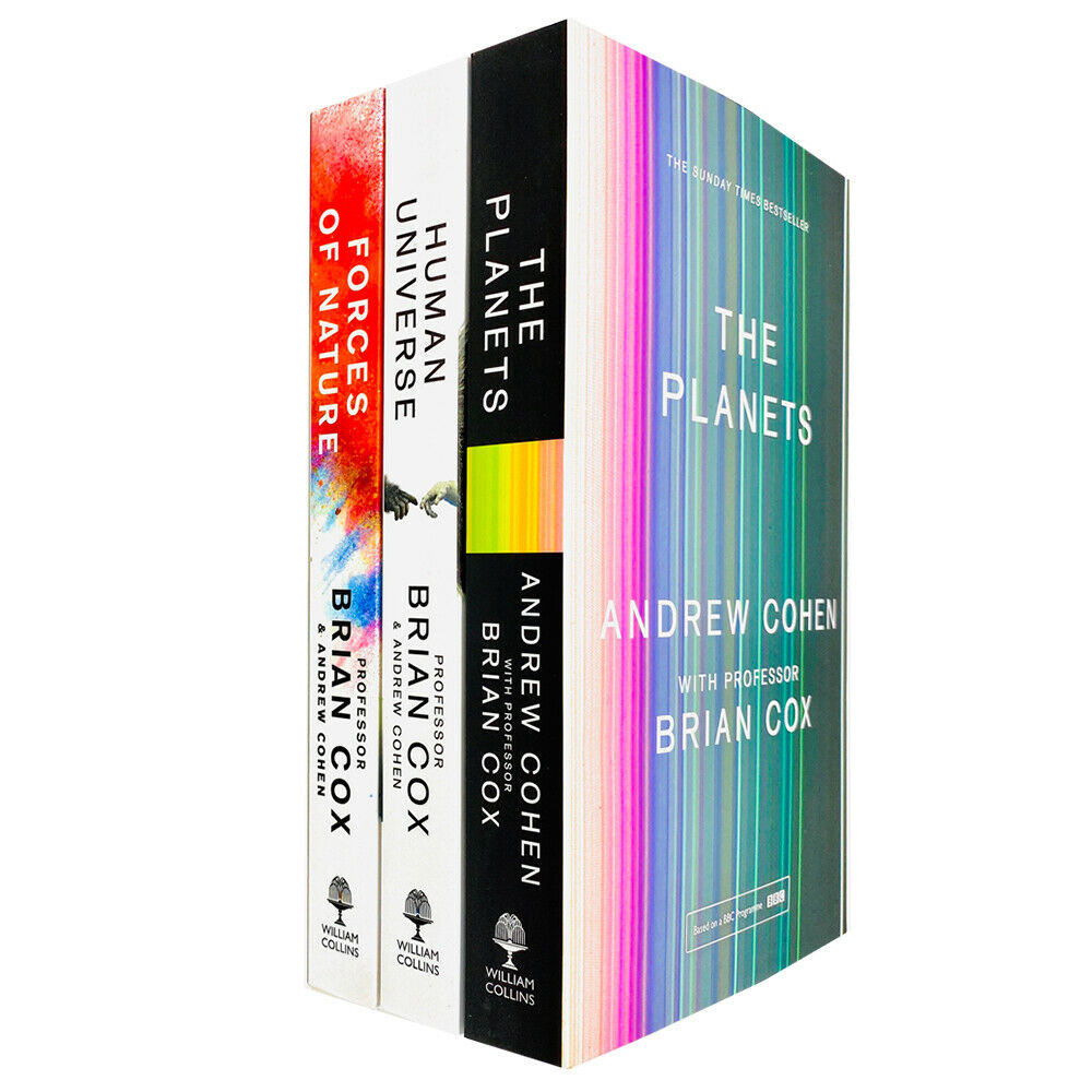 Brian Cox 3 Books Collection Set (The Planets, Human Universe & Forces ...