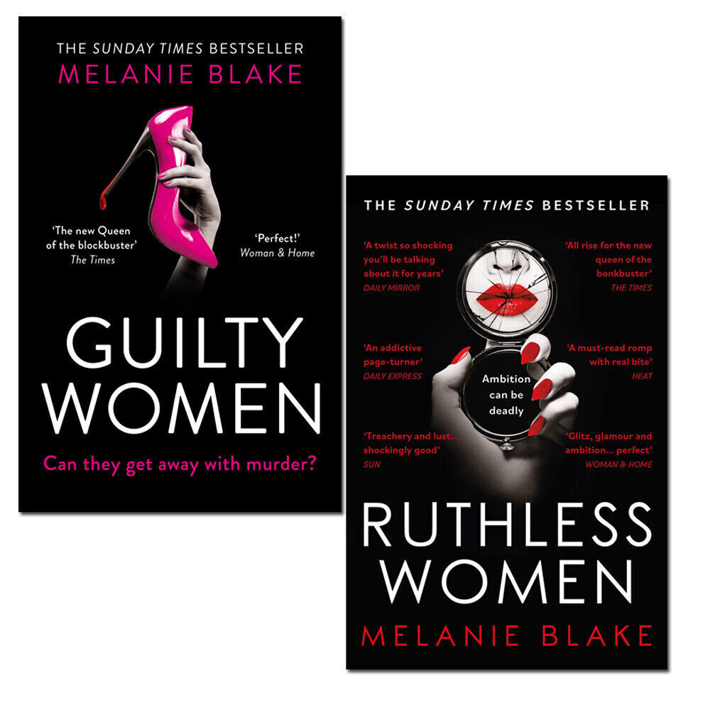 Melanie Blake Collection 2 Books Set Guilty Women, Ruthless Women | The ...