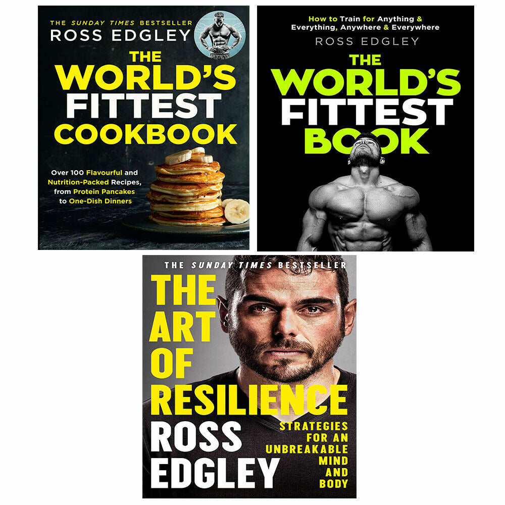 Ross Edgley 3 Books Collection Set World’s Fittest Cookbook, Art of ...