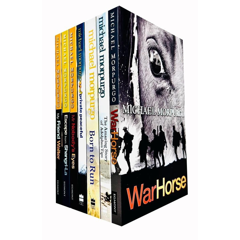 Michael Morpurgo Collection 7 Books Set War Horse, Born to Run, Private ...