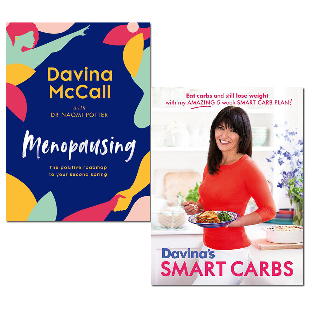 Davina McCall Collection 2 Books Set (Menopausing, Davina's Smart Carbs) | The Book Bundle