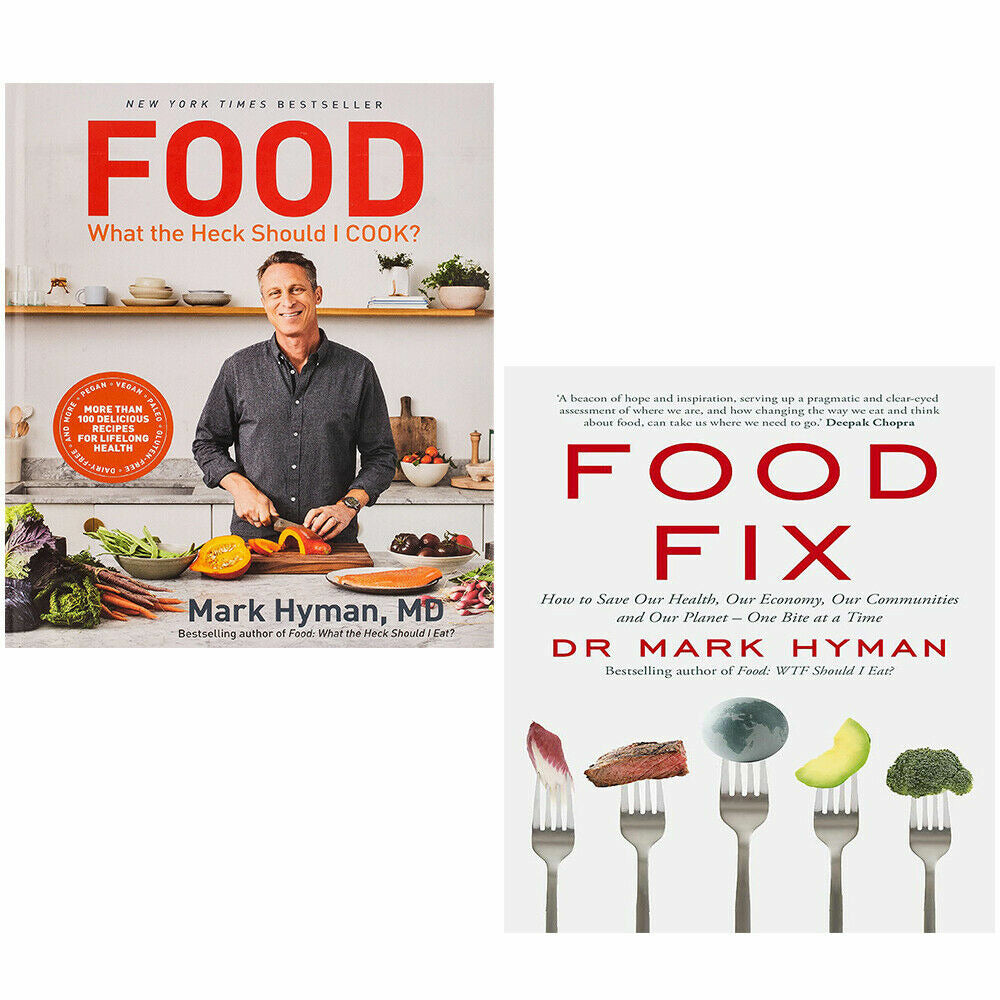 Mark Hyman Collection 2 Books Set Food Fix How to Save Our Health — The ...