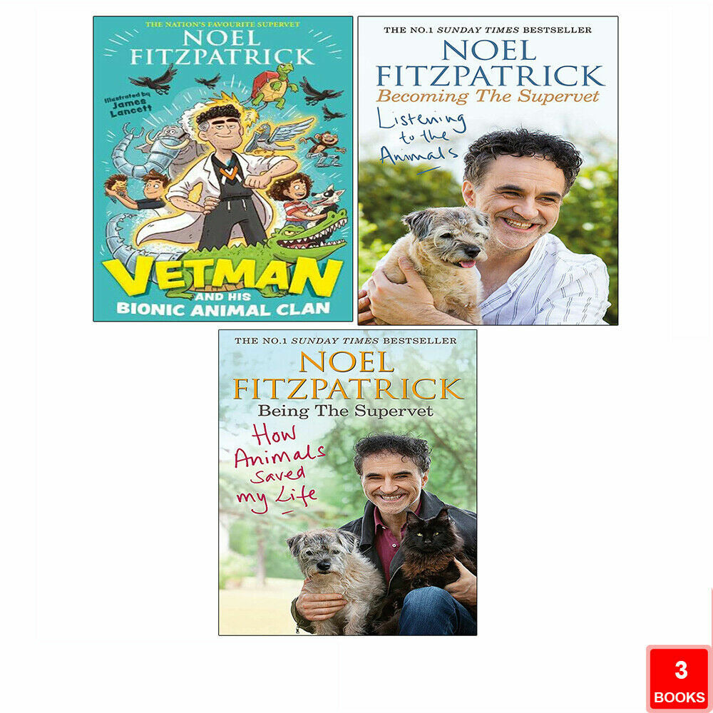 Professor Noel Fitzpatrick Collection 3 Books Set (Vetman his Bionic A