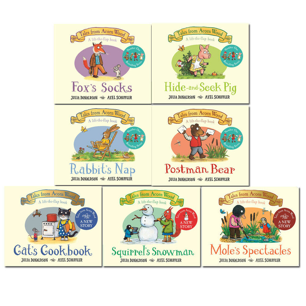 Julia Donaldson Tales From Acorn Wood Series 7 Books Collection Set ...