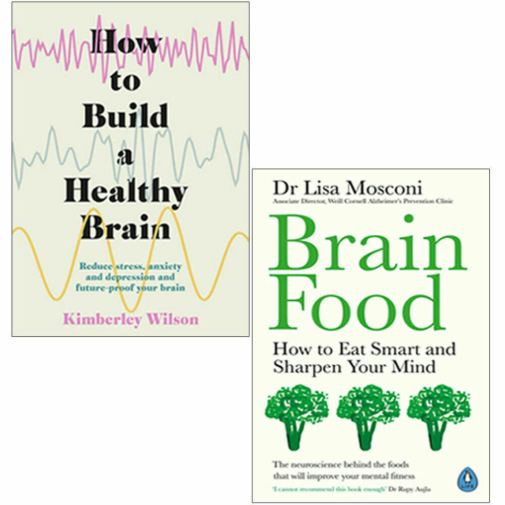 How to Build a Healthy Brain, Brain Food 2 Books Collection Set NEW ...