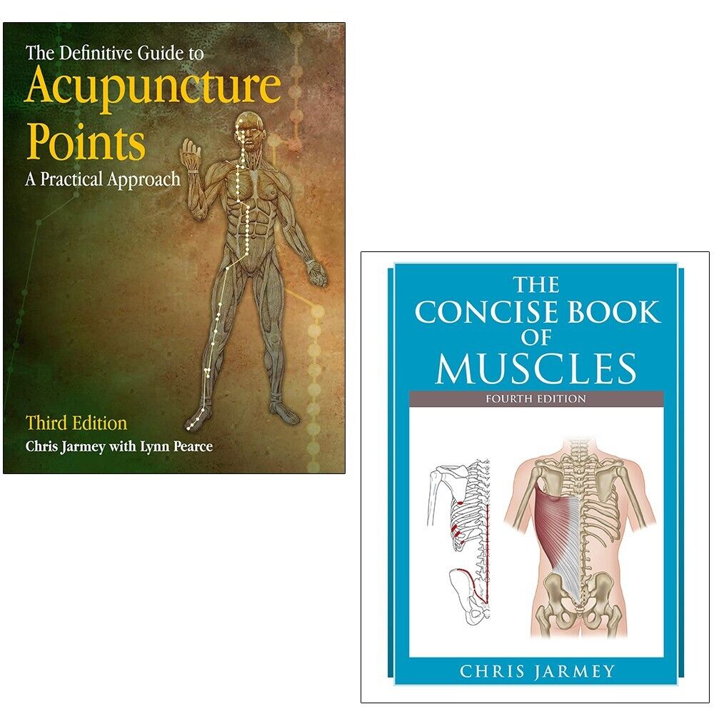 Chris Jarmey Collection 2 Books Set Concise Book of Muscles,Definitive ...