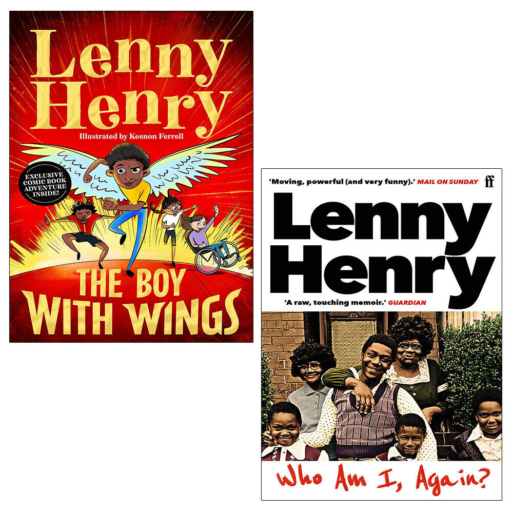 Lenny Henry 2 Books Collection Set (Boy With Wings, Who am I again ...