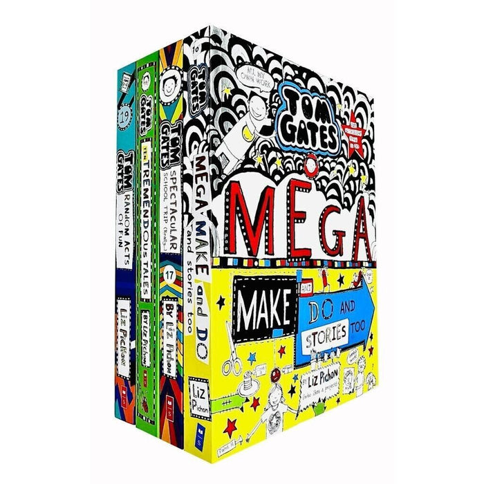 Tom Gates Series 4: 4 Books Collection Set by Liz Pichon Spectacular ...