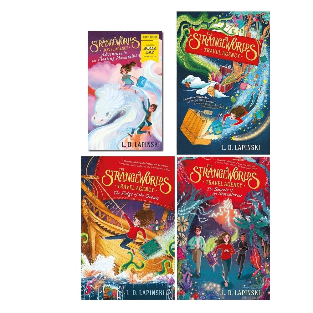 The Strangeworlds Travel Agency Collection 4 Books Set by L.D. Lapinski ...