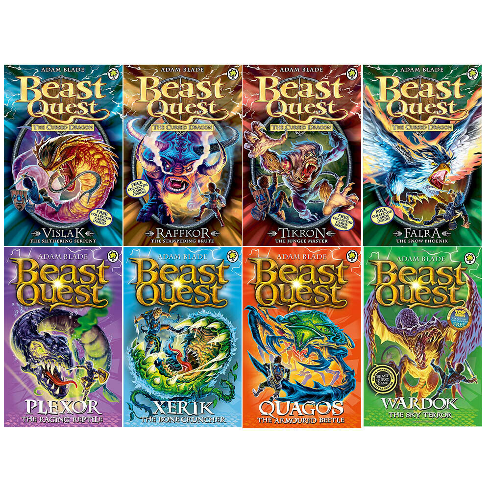 Beast Quest Series (14 & 15) Collection 8 Books Set by by Adam Blade ...