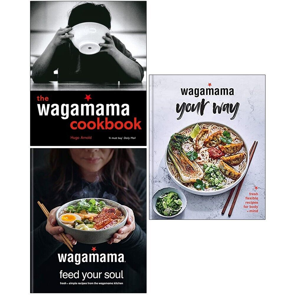Wagamama 3 Books Collection Set By Hugo Arnold (The Wagamama Cookbook ...