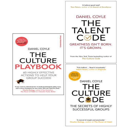 Daniel Coyle Collection 3 Books Set Talent Code, Culture Code, Culture ...